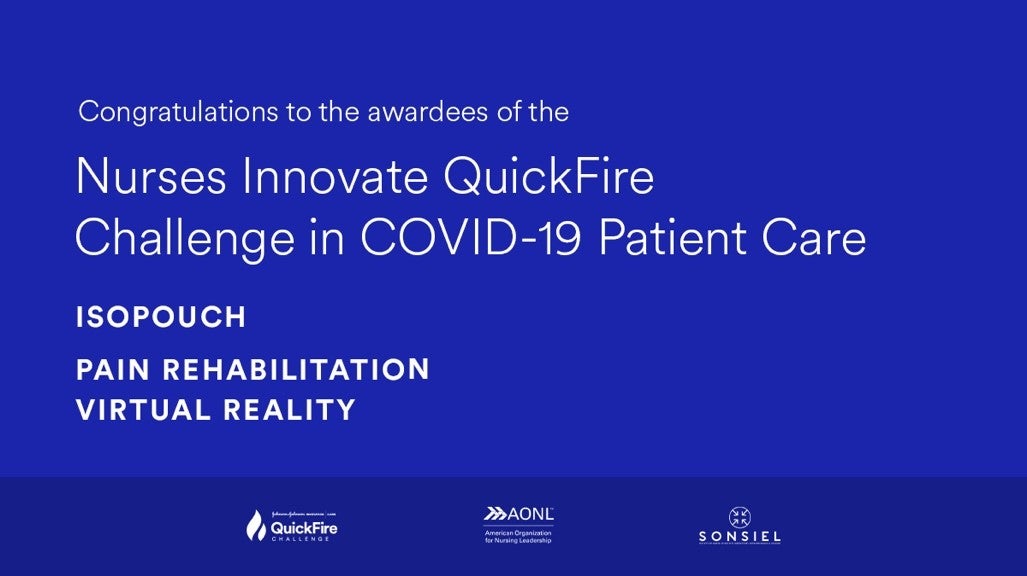 QuickFire Challenge in COVID-19 Patient Care Awardees Announced | AONL